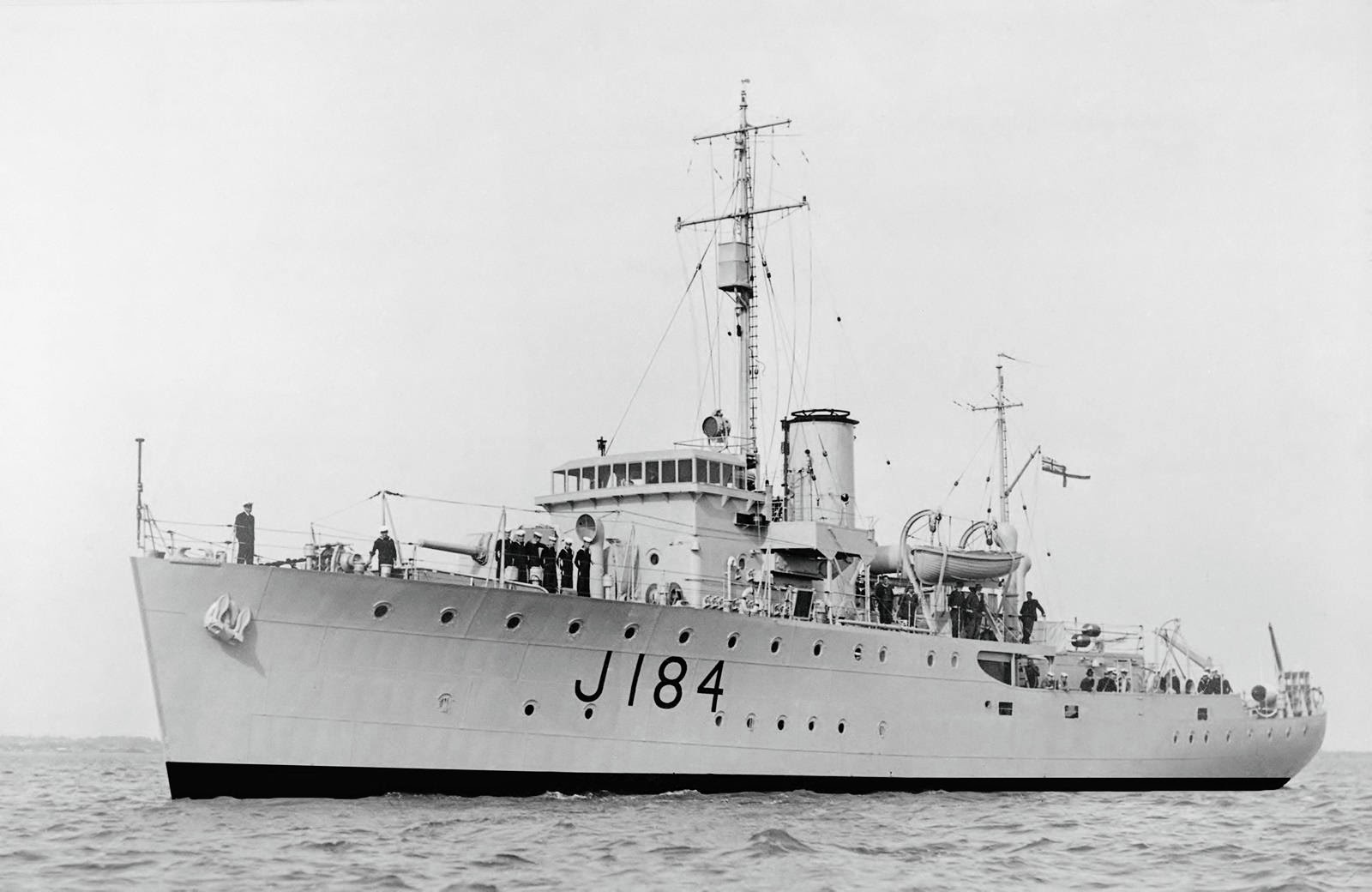 HMAS Ballarat (Pennant No. J184 / B236) named for the city of Ballarat ...