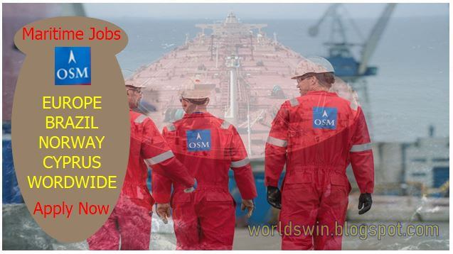OSM Maritime openings jobs at many destinations - worldswin - jobs ...