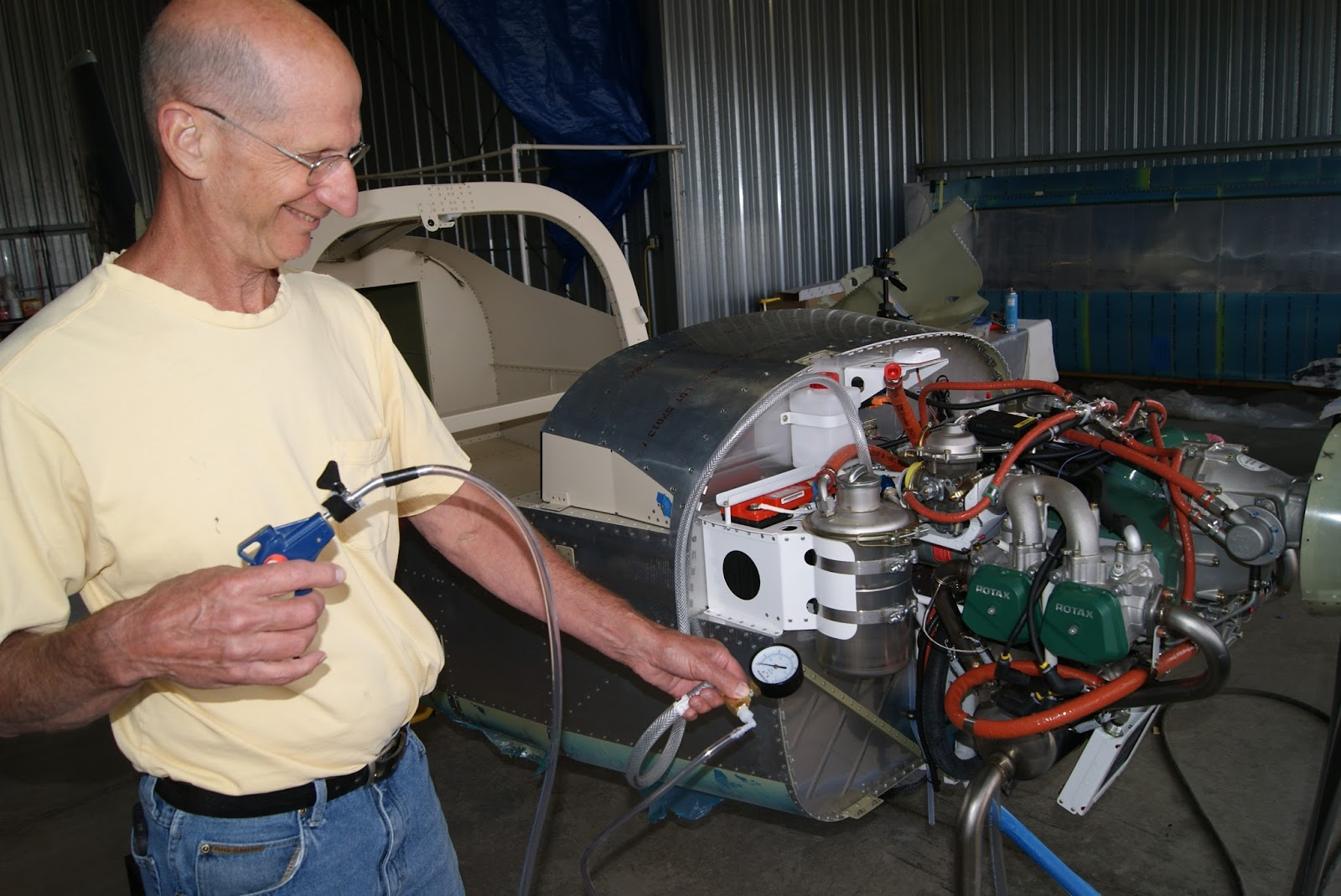 DOG Aviation John's RV-12 Blog: Performing Oil Purge Process On The ...