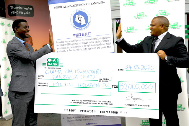 Kitomari Banking & Finance Blog: CRDB BANK DONATES TSHS 30 MILLION FOR ...