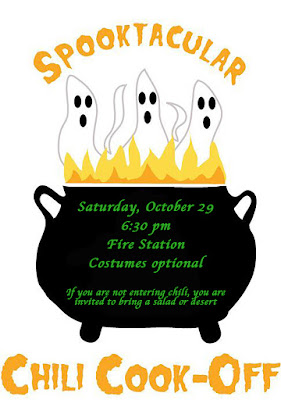 Pine Valley Blog: Halloween Party and Chili Cook-off