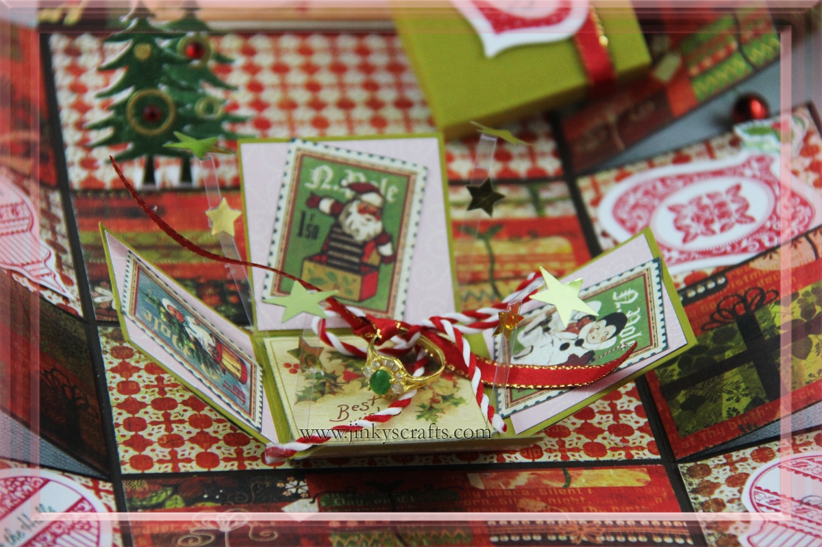 Jinky's Crafts & Designs: Christmas Explosion Box In A Box - 3rd Day of ...
