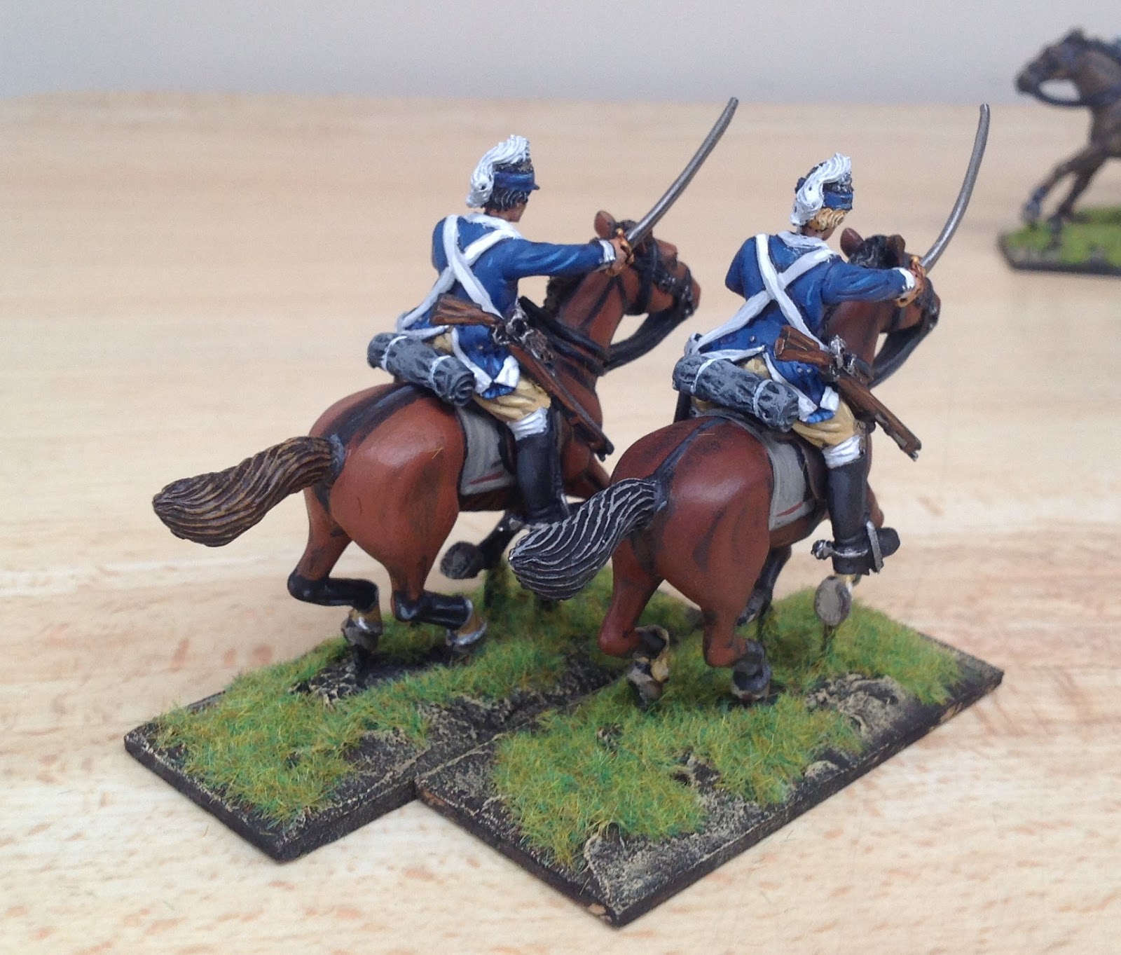 15mm paint shack: 40mm AWI Front Rank American Dragoons and Inf finished