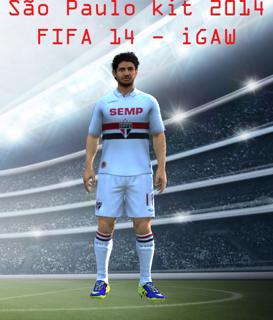[FIFA 14 PC] Home Kit São Paulo FC - iGAW • Brazilians W-Patchs