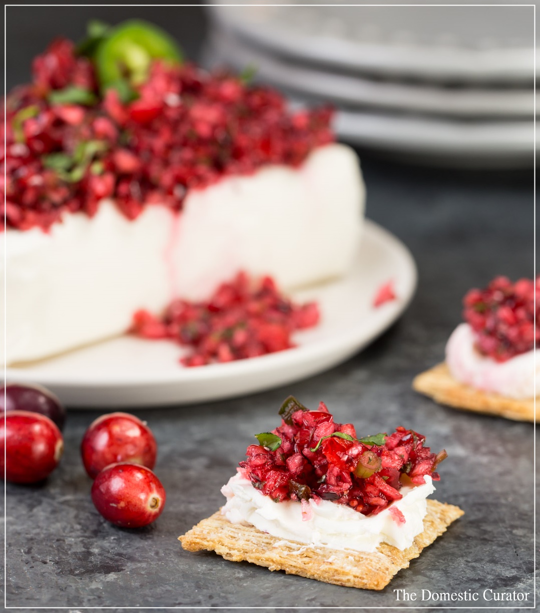 The Domestic Curator: Spicy Cranberry Cilantro Holiday Salsa
