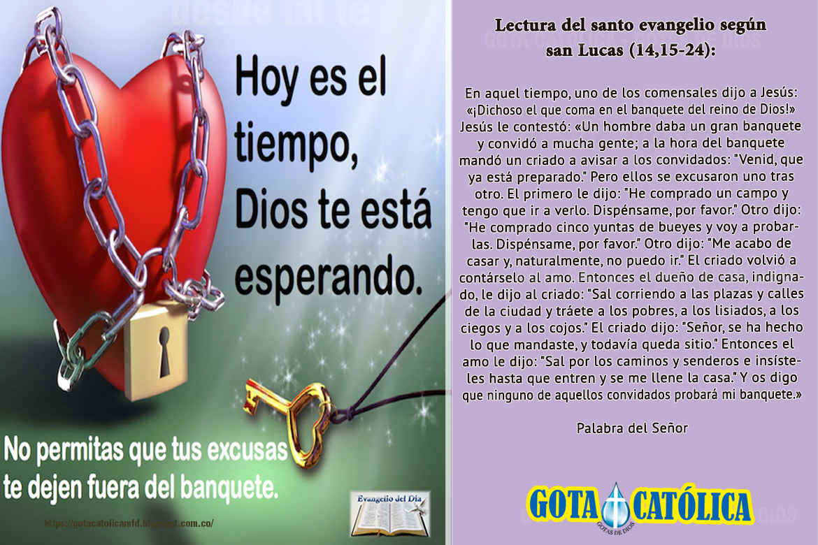 Gota Católica Gotas De Dios Martes 7 De Noviembre De 2017 Lectura
