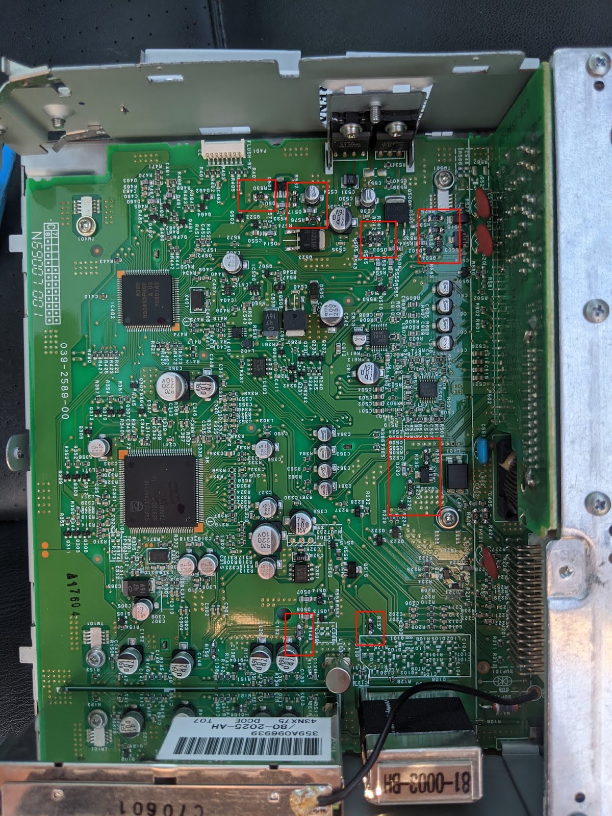 Espace 4 radio amplifier problem EN-1225W