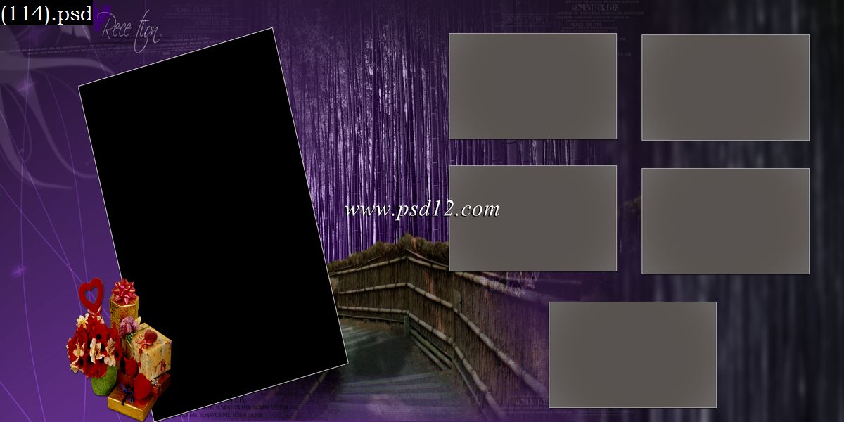 Western Wedding Album Design - PSD12