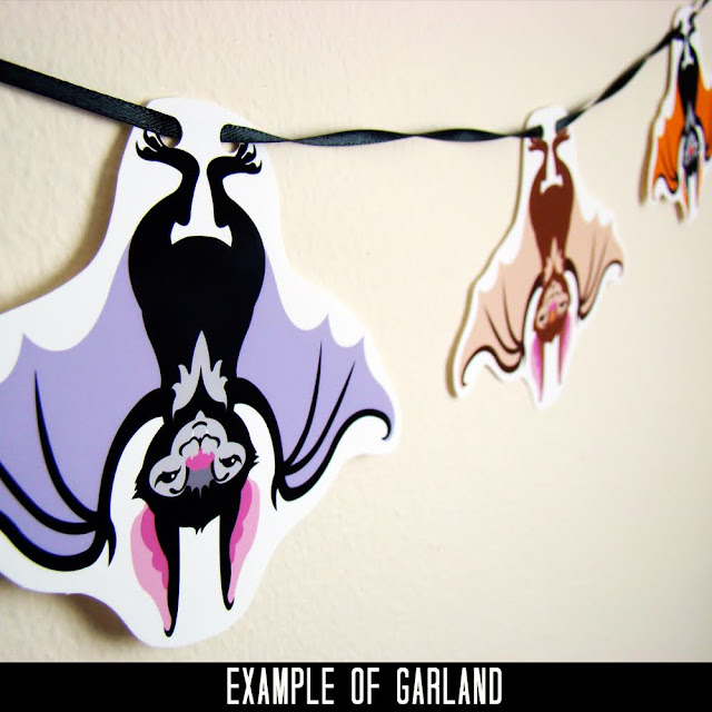 blacklilypie: Free Printable Bat Garland Download
