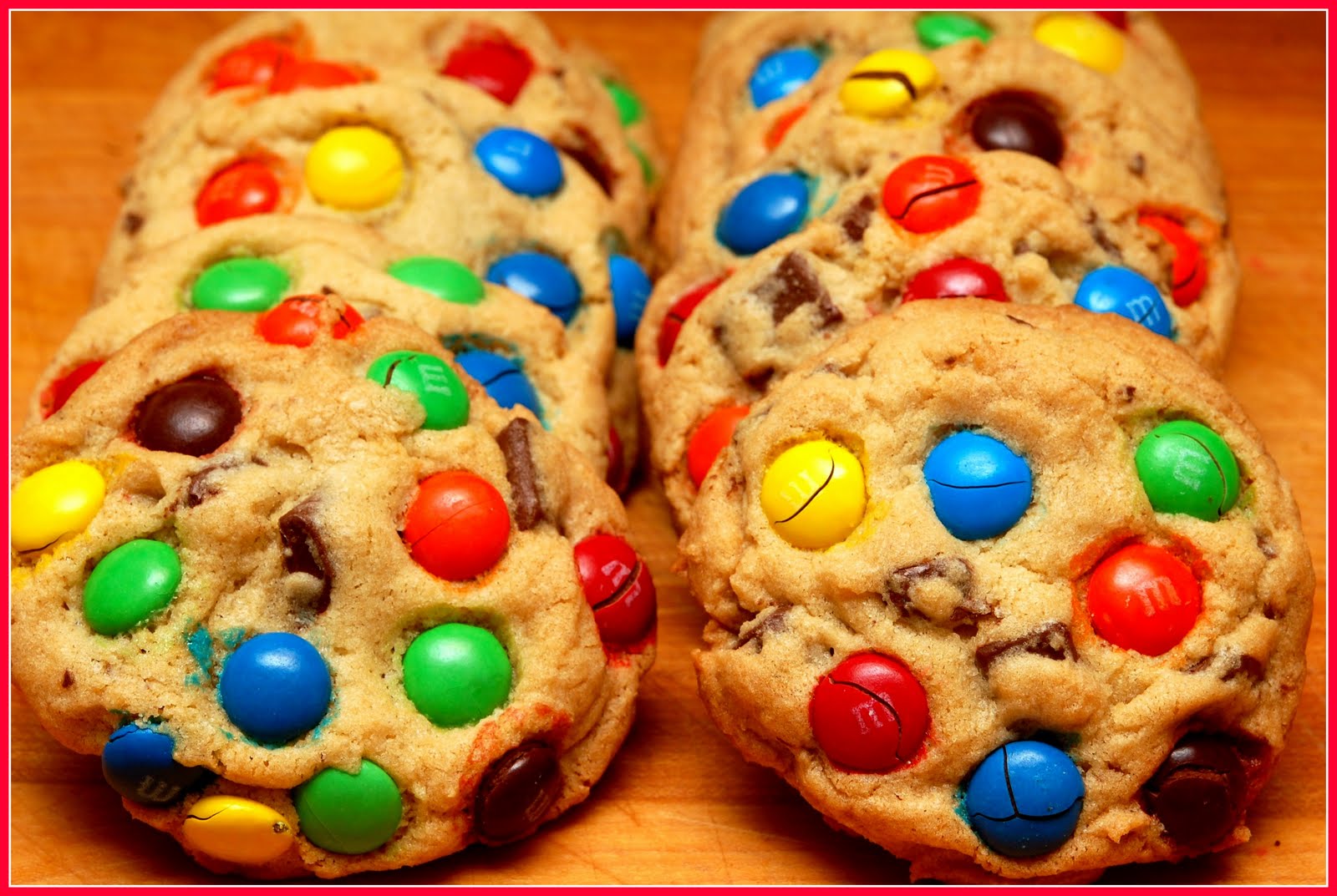 M & M COOKIES - Hugs and Cookies XOXO