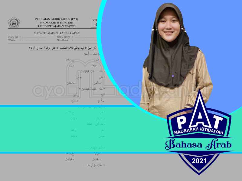 Soal PAT Bahasa Arab MI (KMA 183) dan Kunci Jawaban - Ayo Madrasah