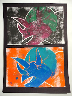 Thomas Elementary Art: 4th Grade Animal Printmaking (The best ...