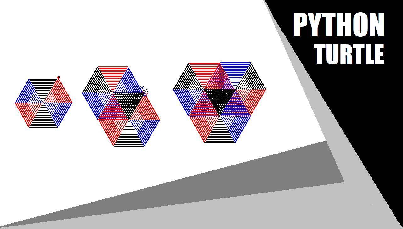 Python Turtle - Draw Multi Color Pattern Design in Python Turtle ...