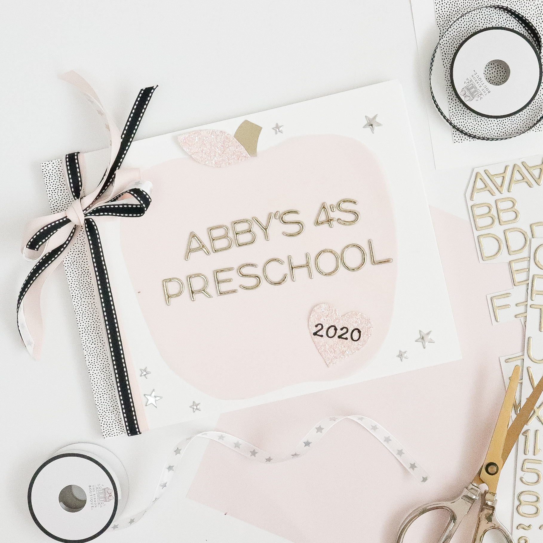 MAMA Jots: Abby's Preschool Yearbook + Journal + Craft