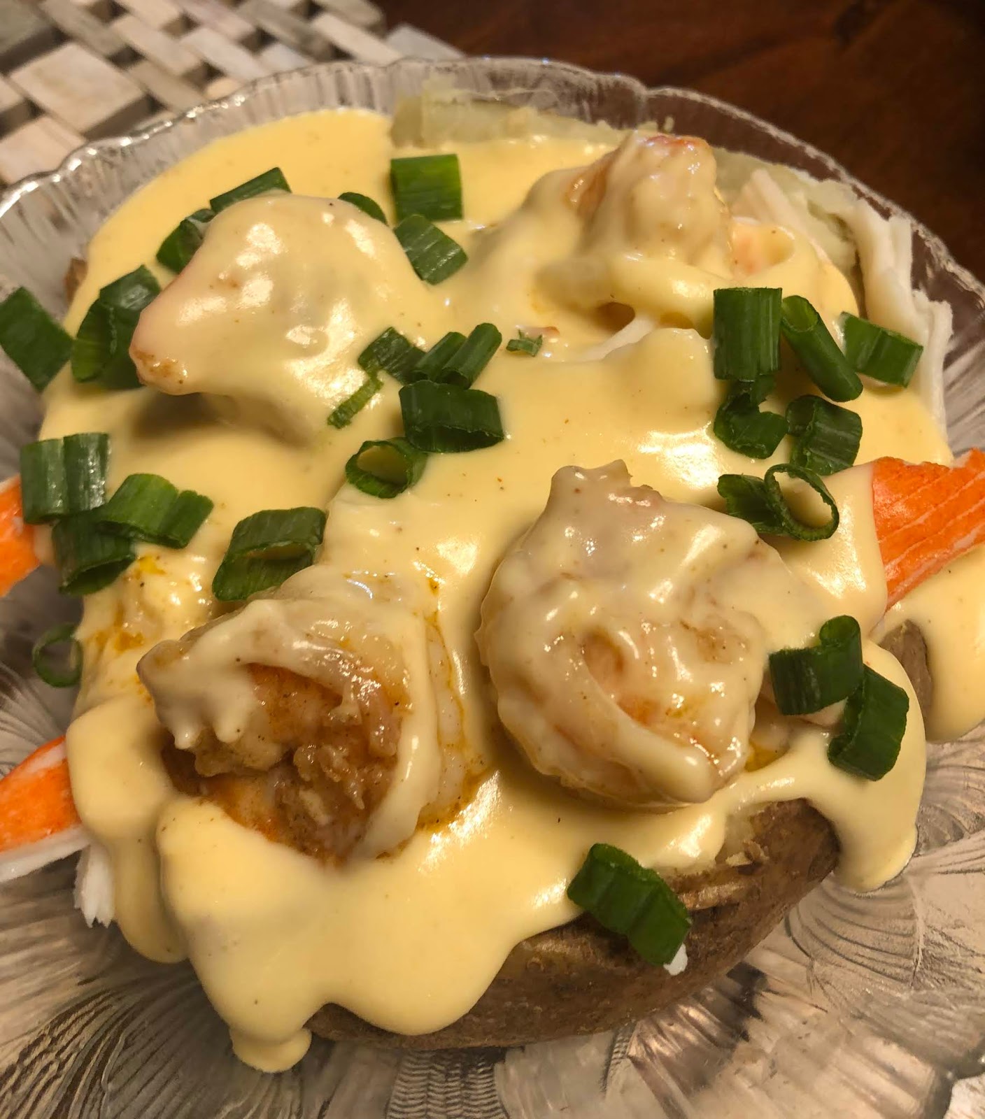 Seafood Baked Potato - foodyeats