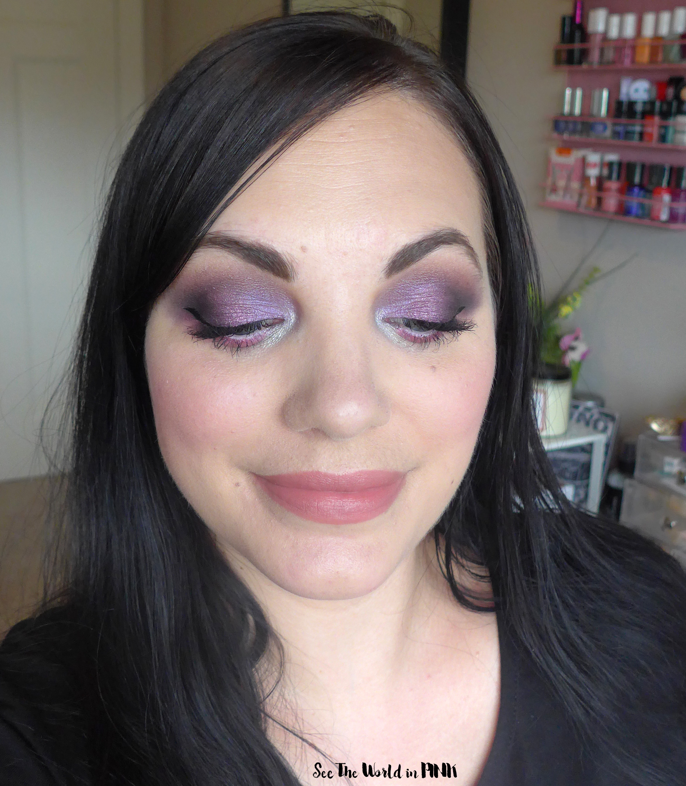 June Shop My Stash - Purple Shimmery Look and Duping The Vibes of the ...