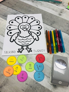 Speech Dreams: Thanksgiving Speech Therapy Turkey Craft
