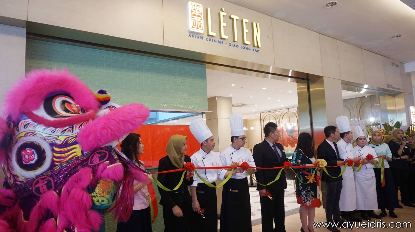 LeTen | Restoran Makanan Cina Halal di Mitsui Outlet Park | AYUE IDRIS