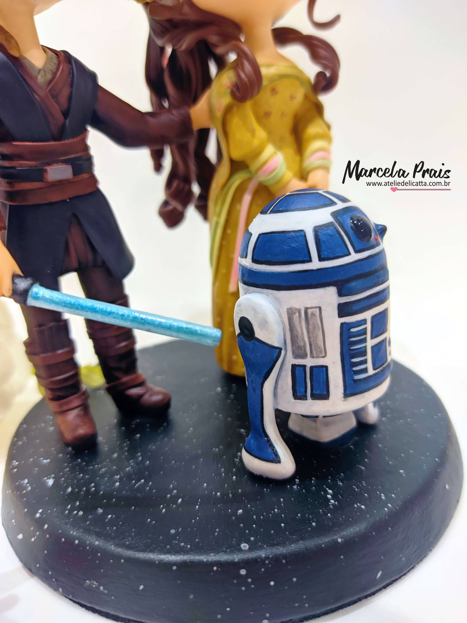 Casal chibi star wars - Anakin e Padmé