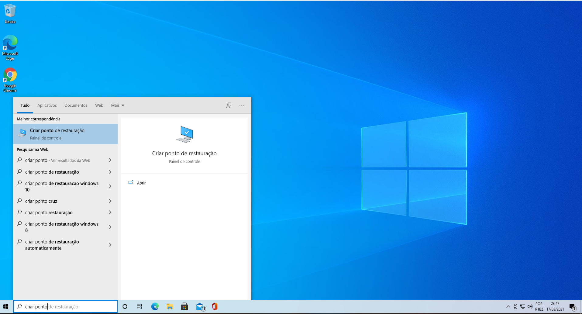 Como Restaurar o Windows a Partir de um Ponto de Restauração