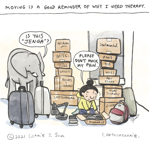 Cartoons About Moving