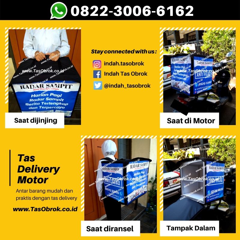 0822-3006-6162 Agen Tas Delivery Motor Murah Sampit