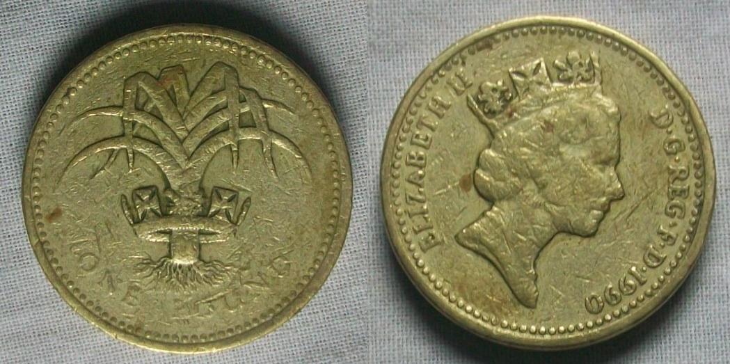 World of Coins: England one pound - II