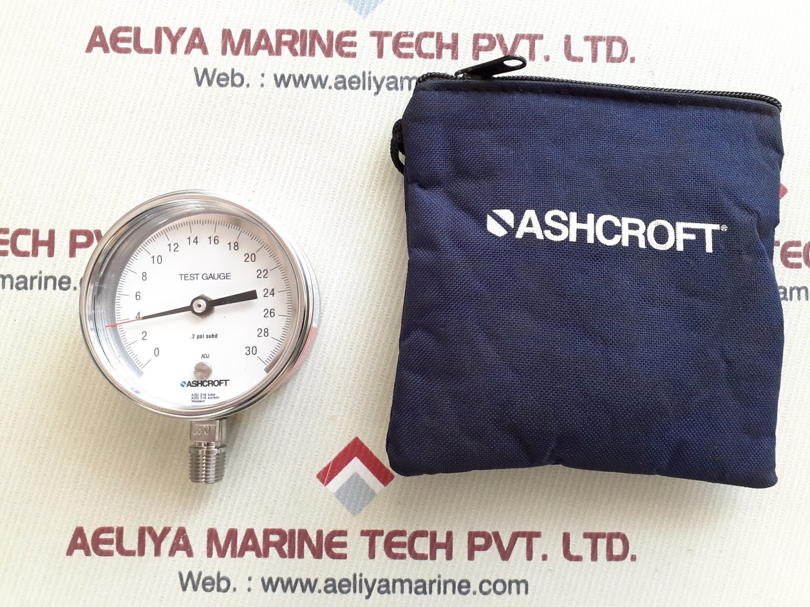 ASHCROFT 238A679-01 PRESSURE GAUGE - Aeliya Marine