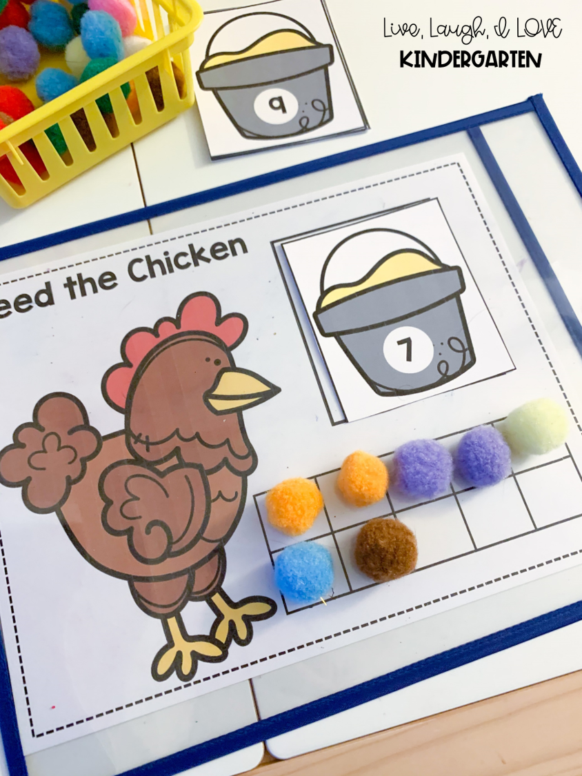 We used the time to also talk about the life cycle of a chicken and ...