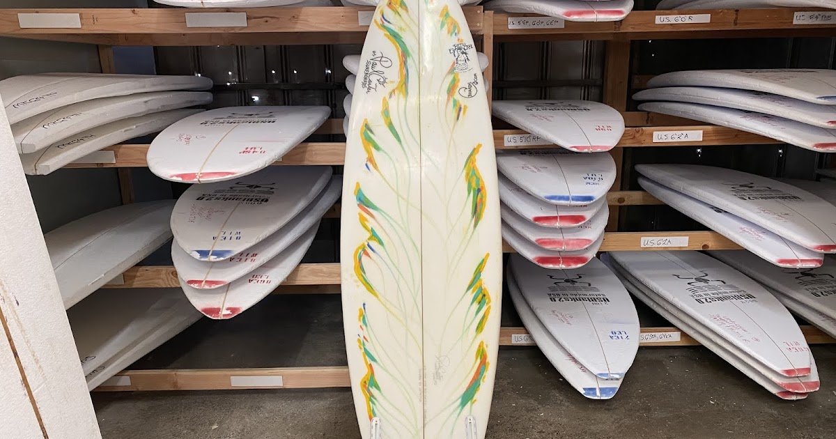 Surfer-Shaper-Artist : San Clemente shortboard & Art by Paul Carter