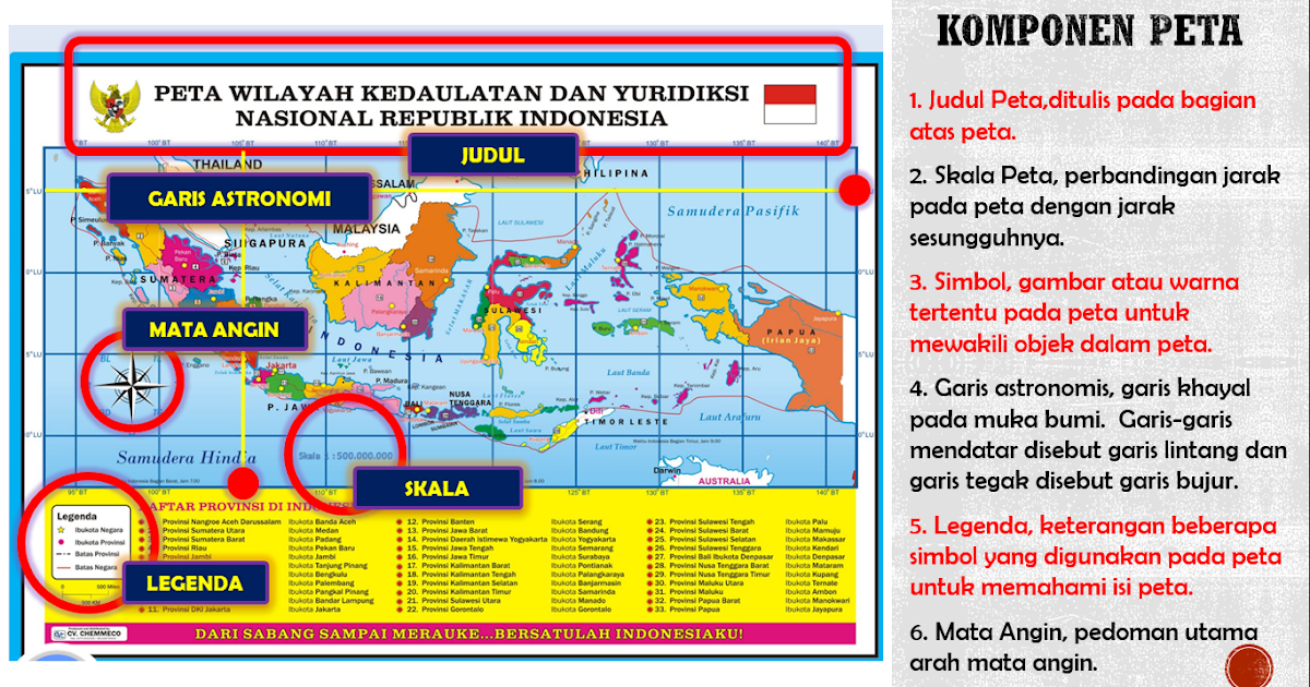 Catatan Pak Guru: Bagian-Bagian Peta