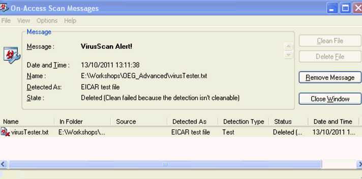 iPaaS@ORACLE.CLOUD: OEG - Oracle Enterprise Gateway - McAfee Anti-Virus