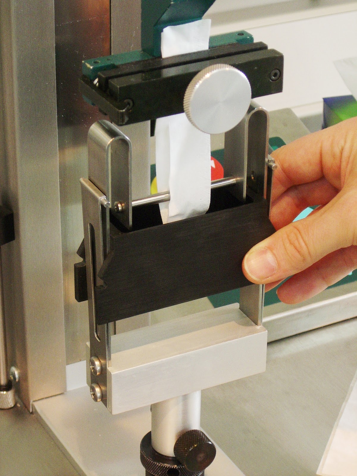 Testing Wet Tensile Strength of Absorbent Paper