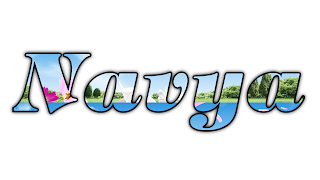 Navya 3d name PNG image
