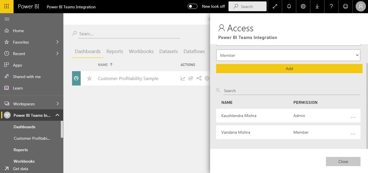 How to do integration of Power BI Report in Microsoft Teams? - PowerBI ...