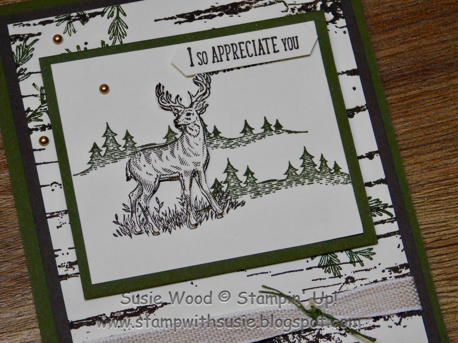 Stamp with Susie: 'Rustic Retreat'