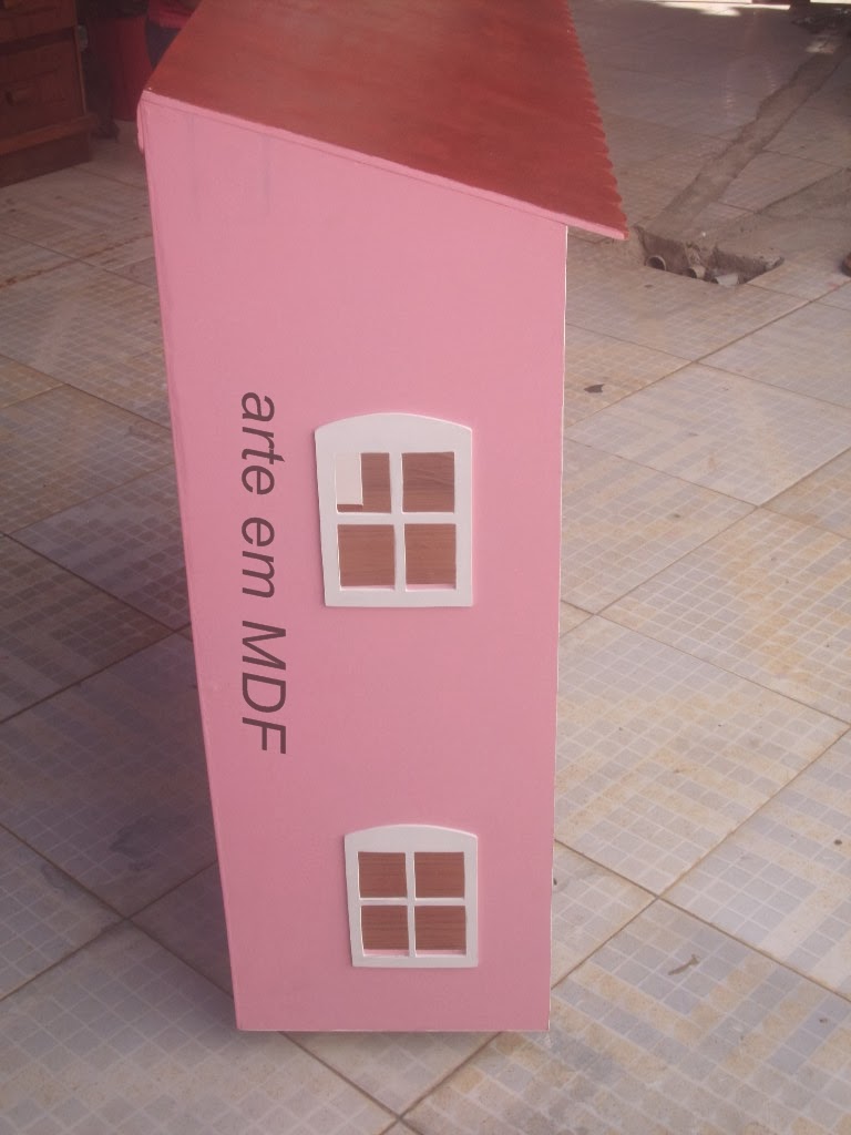 Casas em miniatura de mdf: casa de Mdf grande