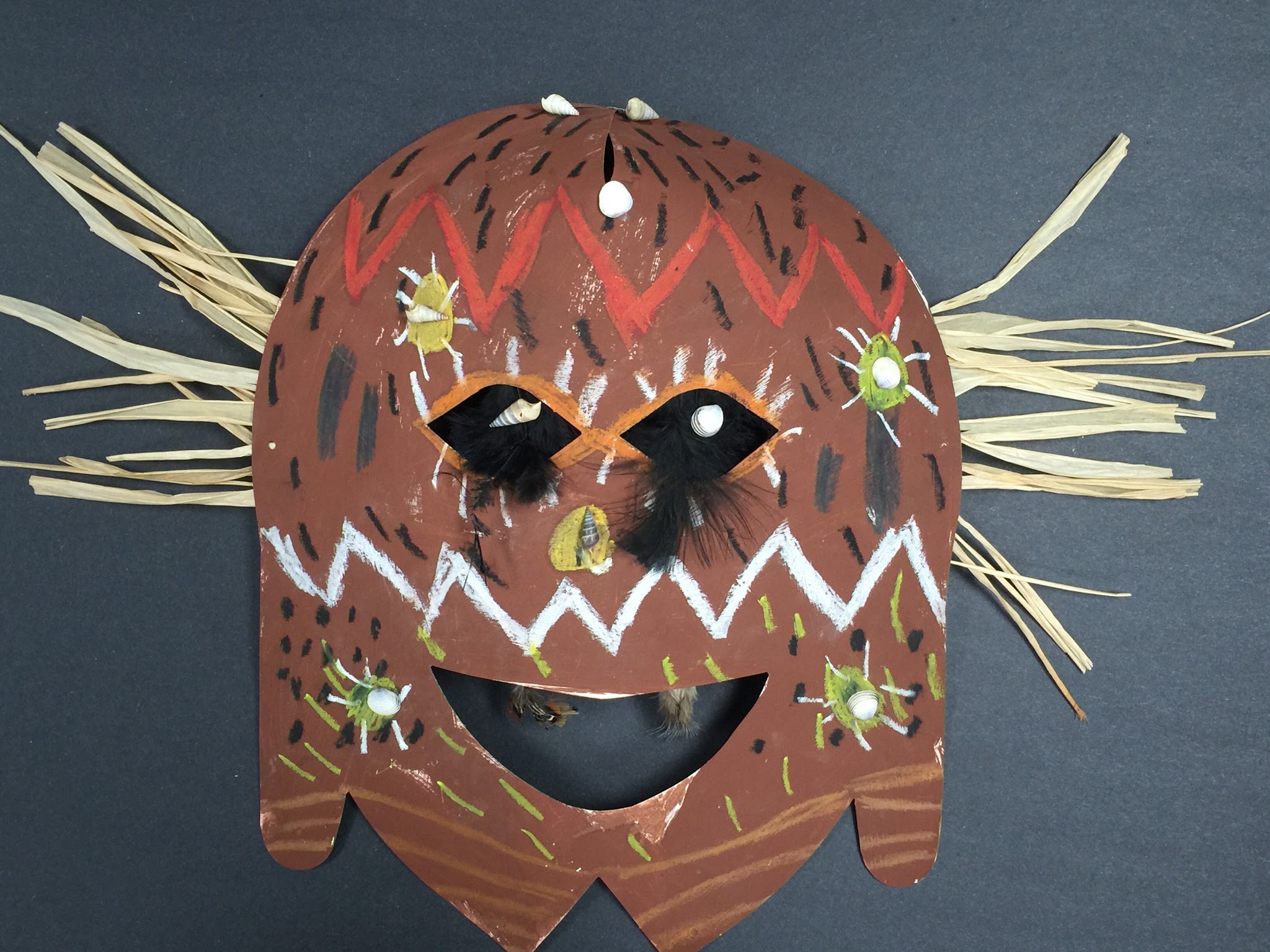 Mrs. Harris' art room: 1st grade African collage paper masks
