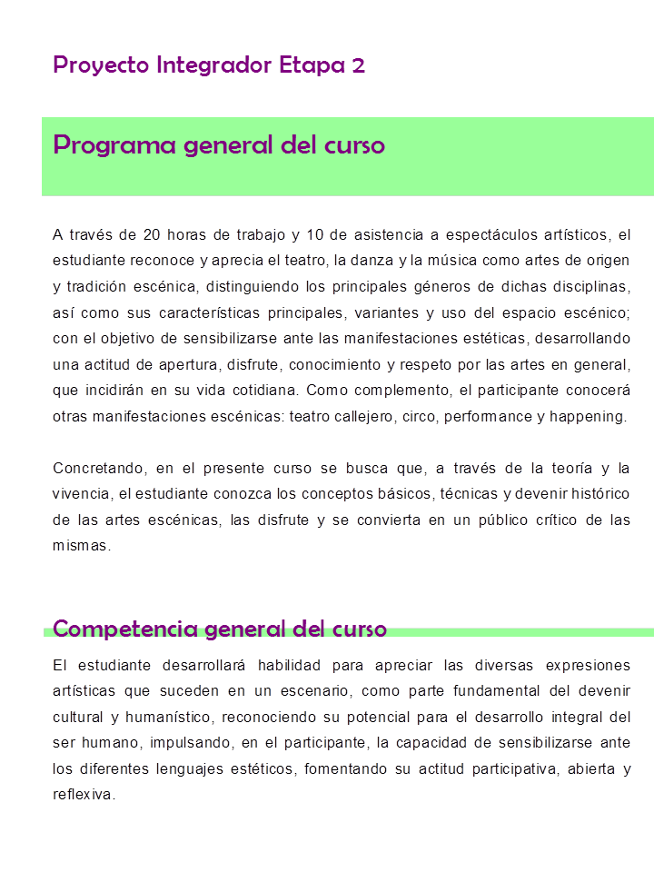 Actividad 5. Proyecto Integrador Etapa 2. Da click en LEER MÁS