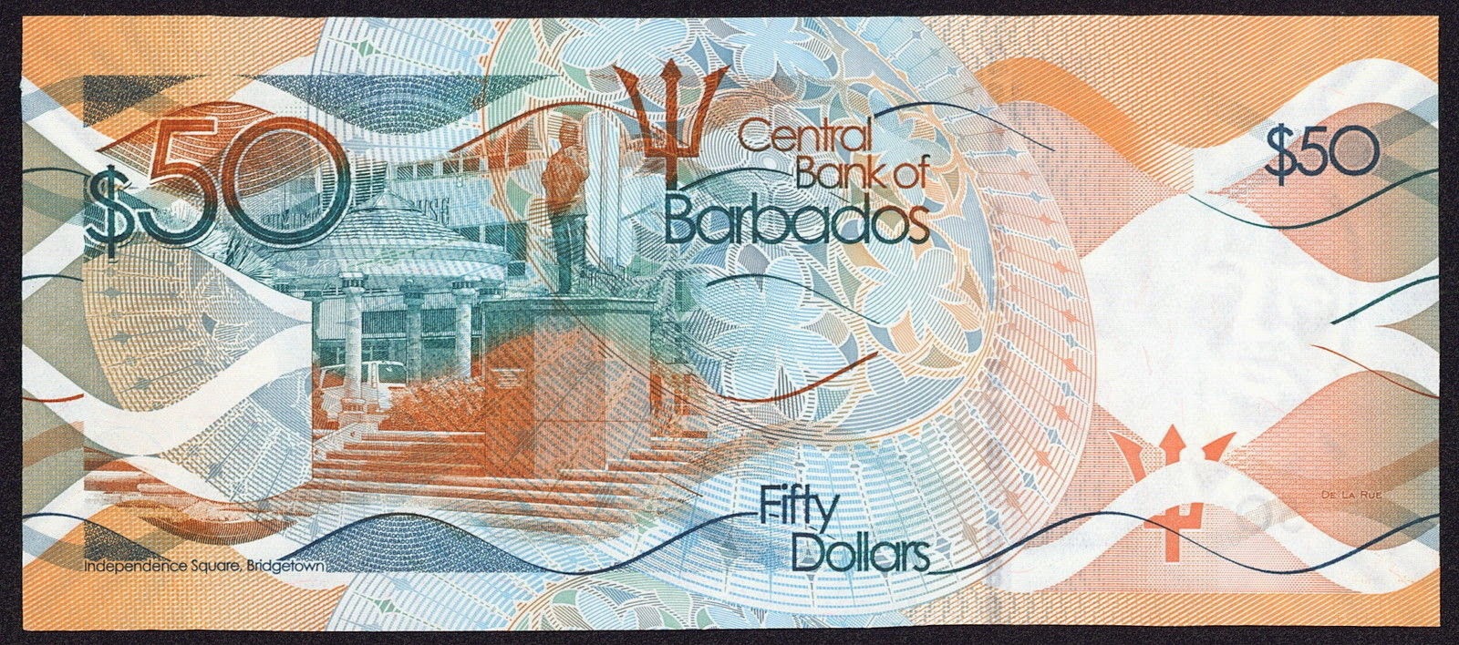 Barbados 50 Dollars banknote 2013 Errol Barrow|World Banknotes & Coins ...