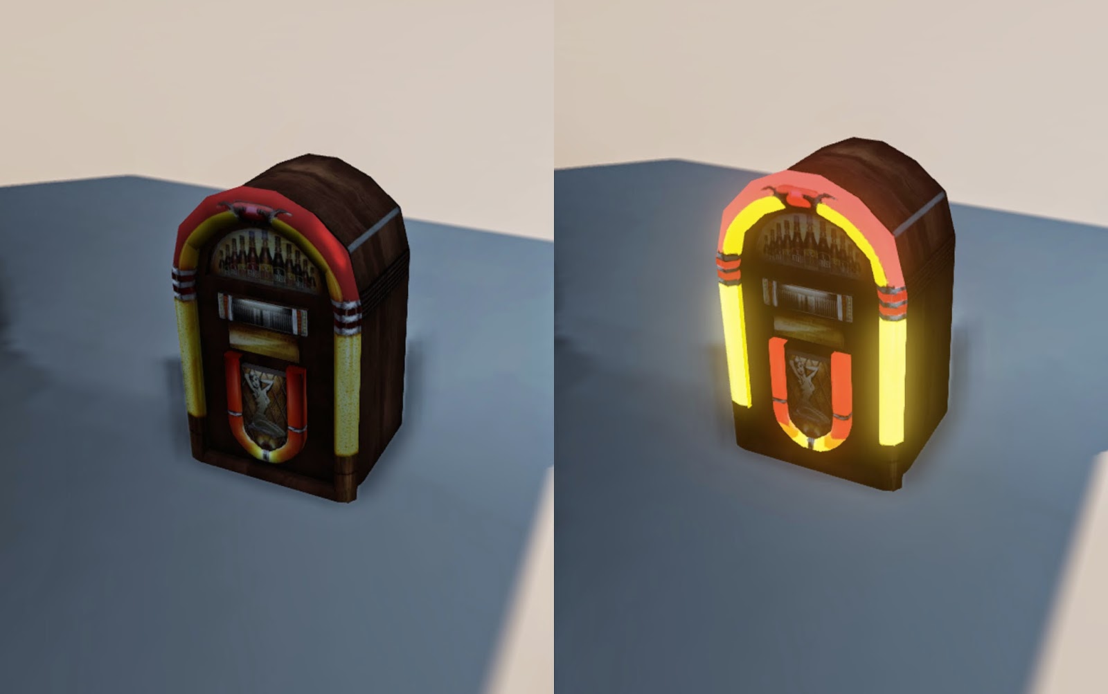 Advanced 3D Graphics: Week 10 - Emissive maps