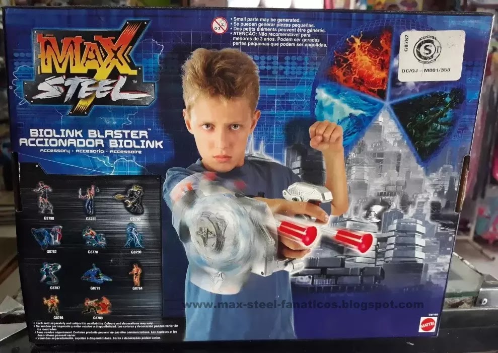 Max Steel Fanáticos: Línea Max Steel 2005 Completa