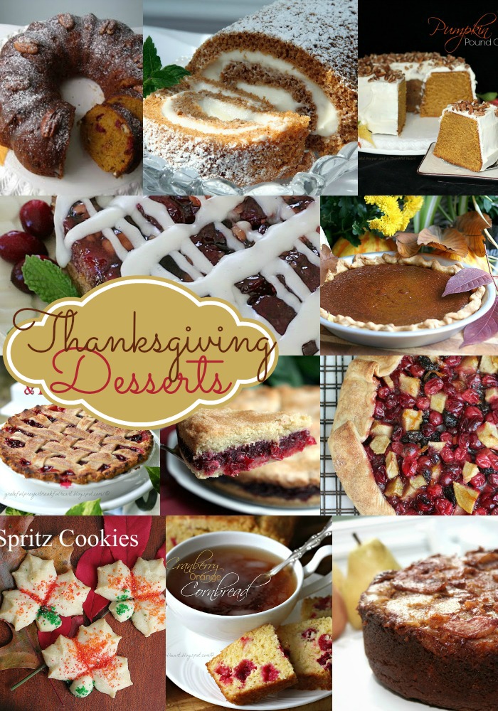 Collection of Thanksgiving Desserts - Grateful Prayer | Thankful Heart