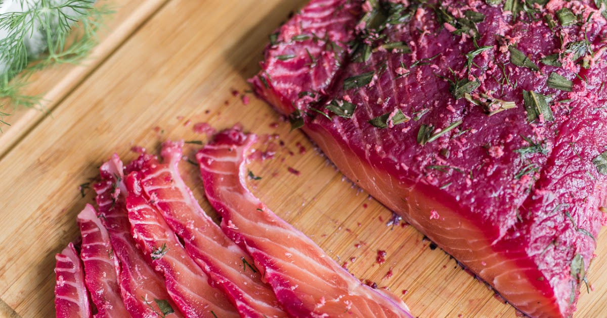 The Hungry Excavator: Beetroot & Gin Cured Salmon Gravlax