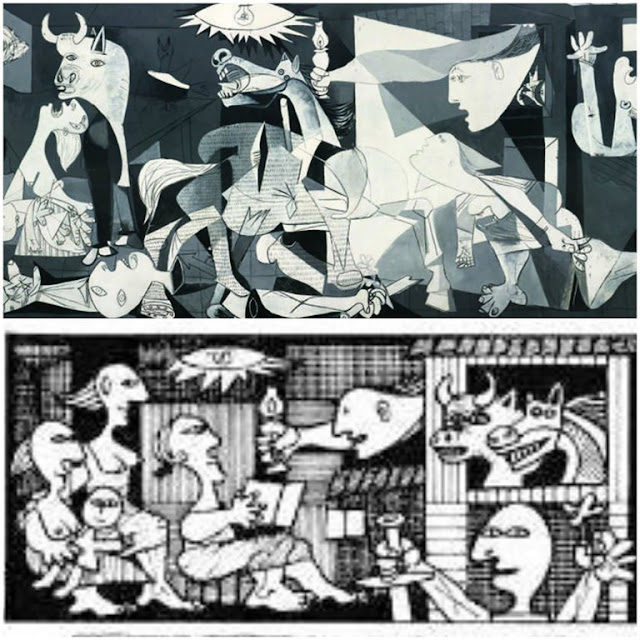 El “Guernica” de Quino: la transición hacia la democracia, a puro arte ...
