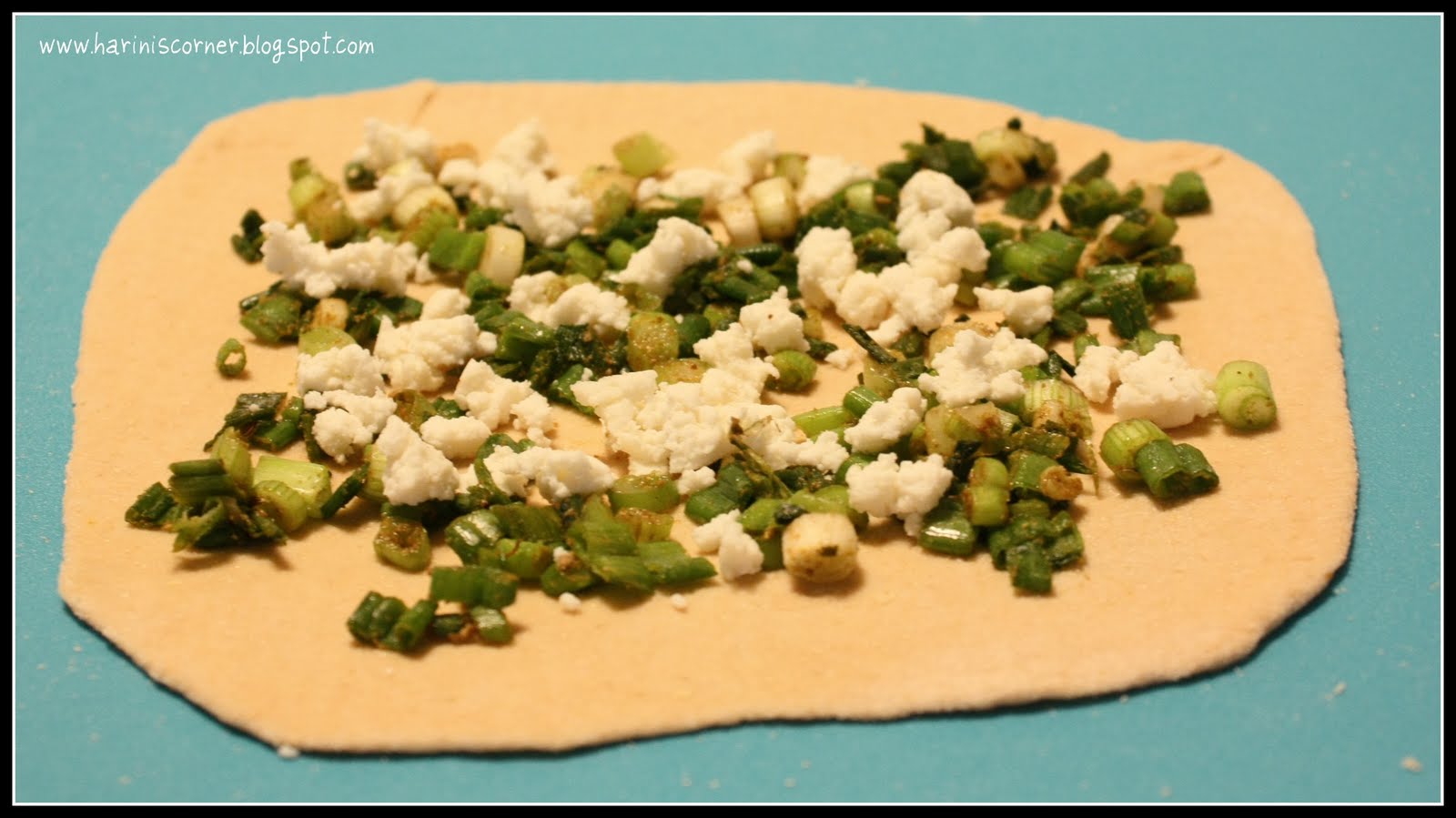 Paneer Spring Onion Paratha