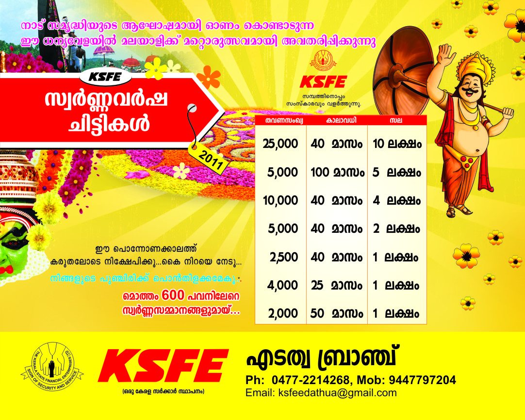 Ksfe Chitty Swarna Varsha 2011 Prizes Prizes Prizes