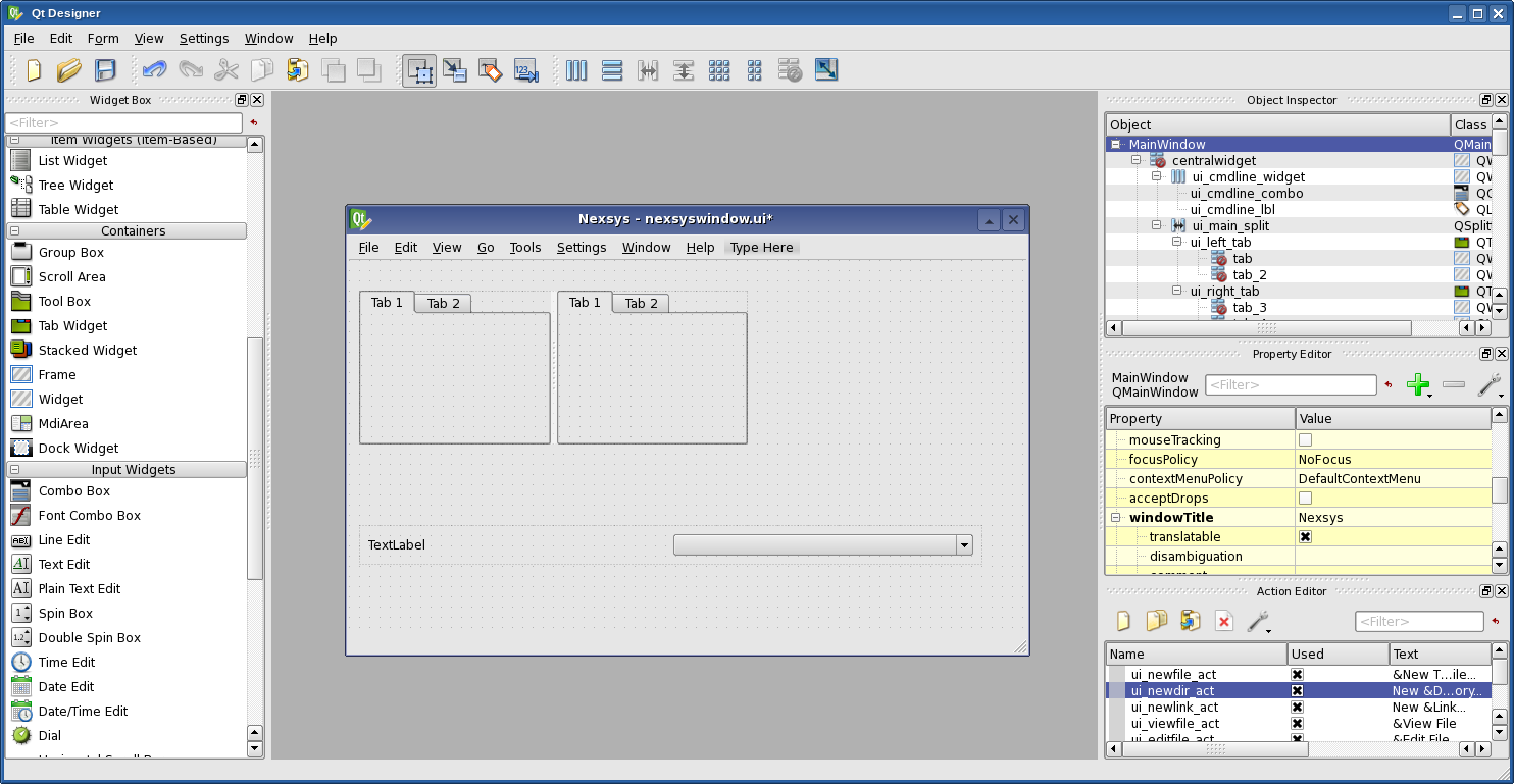Bites of Code: Nexsys: Main Window Ui (Part II)