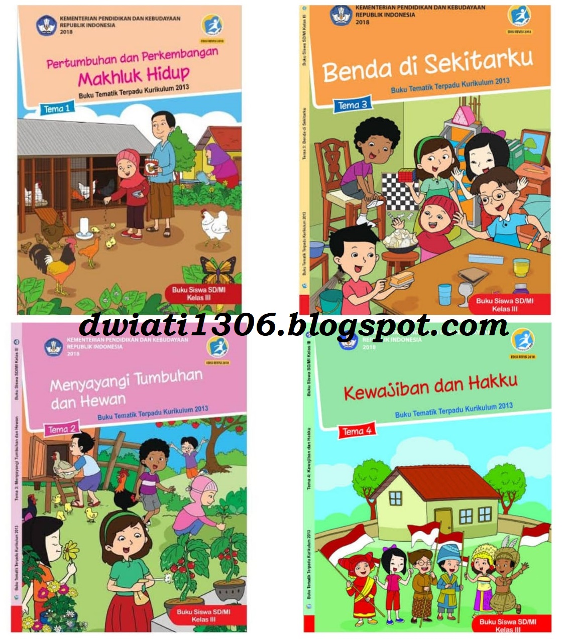 Download Buku K13 Kelas 3 Sd Revisi 2018 Semester 1