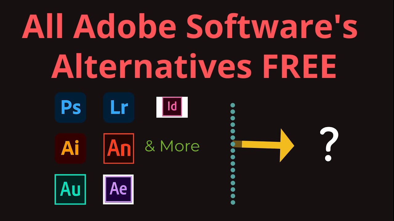 In this post you can see, All Adobe Software's Alternatives FREE Read ...